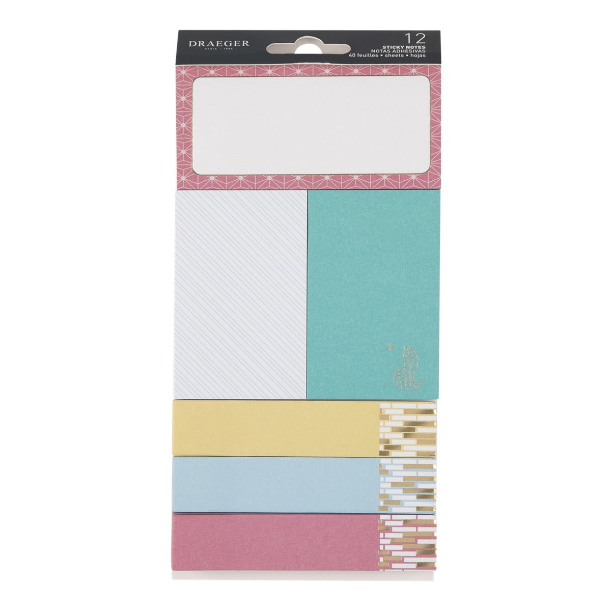 12 Blocs De Sticky Notes - Draeger Paris - Carnets et journaux intimes ...