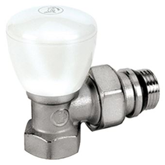 Robinet radiateur équerre R5TG série fer simple réglage 1/2'' 15x21 ...
