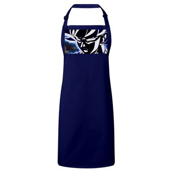 Fabulous Tablier Cuisine Premium Navy Dragon Ball Super Goku Aura Bleue ...
