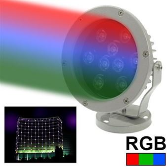 -69€ sur Spot Lumineux RGB Vert Bleu Rouge Projecteur Extérieur LED ...