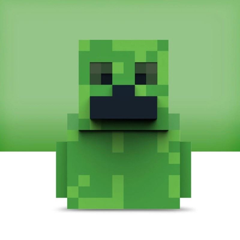 NUMSKULL-TUBBZ BATH DUCK-MINECRAFT-CREEPER-9CM - Figurine de collection ...