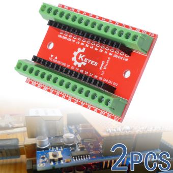2PCS Bornier de l'Adaptateur pour Arduino Nano V3.0 AVR ATMEGA328P-AU ...