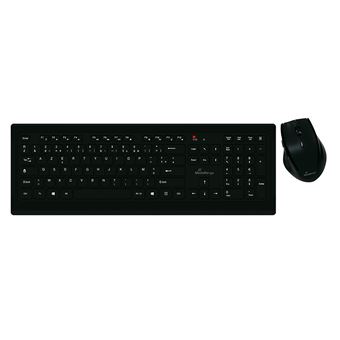 Pack Clavier Souris sans fil USB AZERTY Ultraplates Élégant MediaRange ...