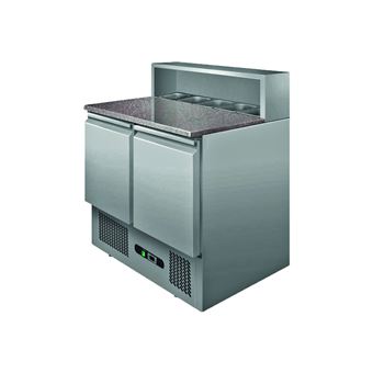 Table à Pizza dessus Granit +2/+8°C Gaz R600A L2G PS900 - Réfrigérateur ...