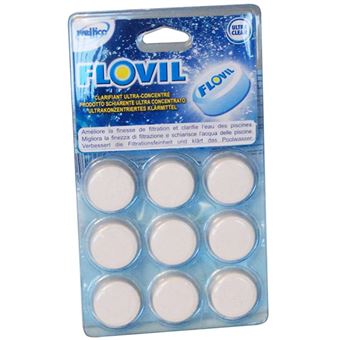 Flovil 9 pastilles - floculant piscine. - flovil - IN-SFLOVIL ...