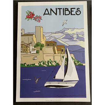 ANTIBES - 50x70cm AFFICHE / POSTER - Achat & prix | fnac