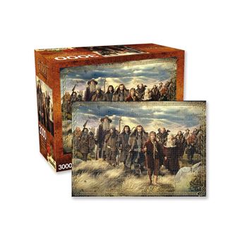 Puzzle Map 3000 pièces Le Hobbit - Un voyage inattendu - Puzzle - Achat ...