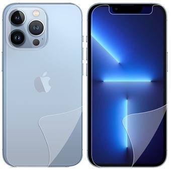 Protection écran avant et arrière en Film Hydrogel souple pour iPhone ...