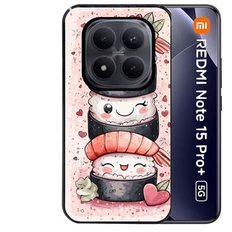 Coque noire Taperso pour Redmi note 15 PRO PLUS 5G avec motif sushi ...