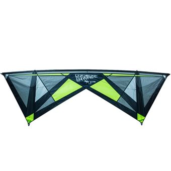 Cerf volant 4 lignes Revolution Kites Reflex 1.5 RX avec poignée Lime ...