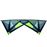 Cerf volant 4 lignes Revolution Kites Reflex 1.5 RX avec poignée Lime ...
