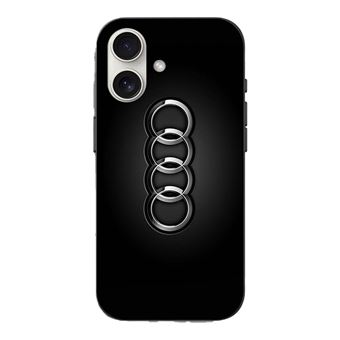 Coque Iphone 16 Plus Logo de voiture Audi front noir - Coque et étui ...