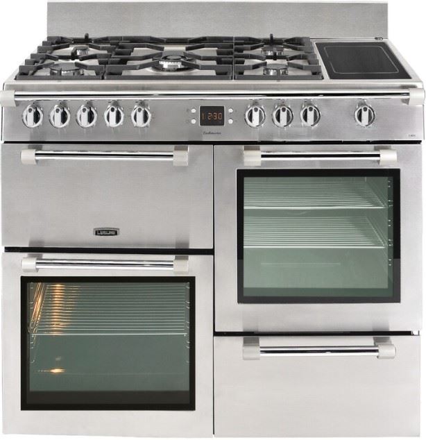 Leisure Cookmaster CK100F324X - Cuisinière (four à deux étages) - pose ...
