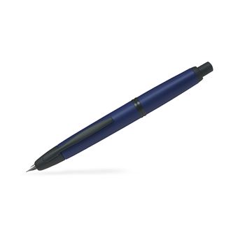 PILOT Stylo plume rétractable Capless Bleu nuit plume moyenne or 18 ...