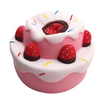 Squishies Kawaii Super Gâteau Aux Fraises Hausse Lente Crème Parfumée ...