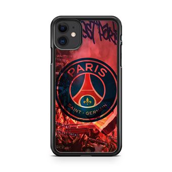 Coque Fifrelin Noire pour iPhone 11 PSG paris Saint Germain Club ...