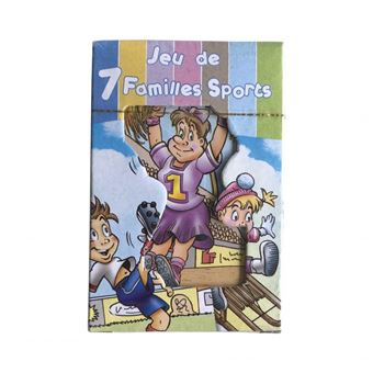 jeu cartes 7 familles sports - bg international 25123 - Autre jeu de ...