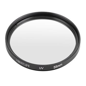VBESTLIFE Filtre de protection lentille de filtre UV ultra minces pour DSLR 55mm - Filtre photo ...