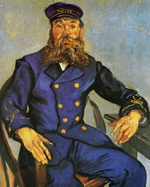 Vincent Van Gogh Poster Reproduction - Portrait Du Facteur Joseph ...