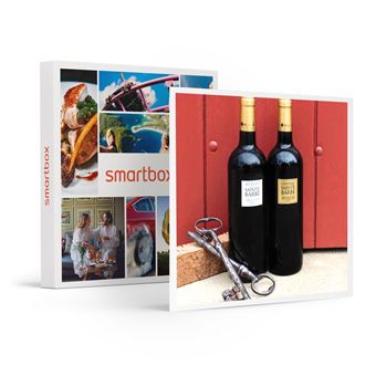 Coffret Cadeau SMARTBOX - Coffret 2 bouteilles de bordeaux rouge du ...