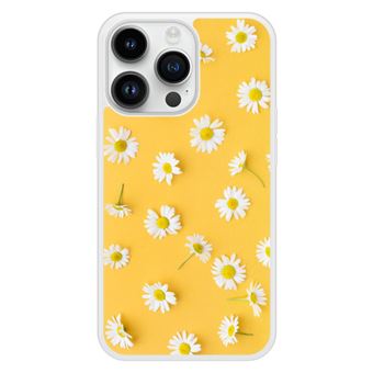 Coque renforcée rigide - Compatible iPhone 14 Pro - design marguerittes ...