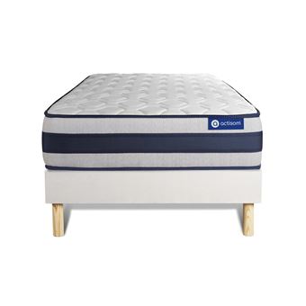 Ensemble matelas Latex et Mémoire de forme ACTILATEX ERGO 120x190 cm Maxi épaisseur 5zones de ...