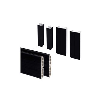 Kit de plinthes de cuisine Plasline avec accessoires union, H 100 mm ...