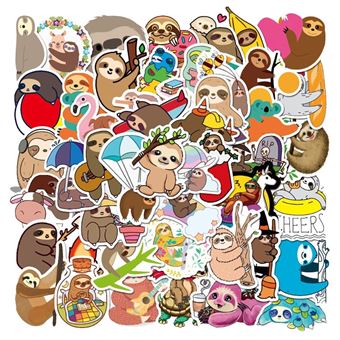 Pack de Stickers - Paresseux - Autocollant et sticker - Achat & prix | fnac