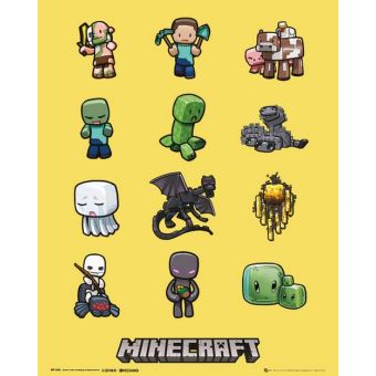 Minecraft - 40x50 cm - AFFICHE / POSTER - Achat & prix | fnac