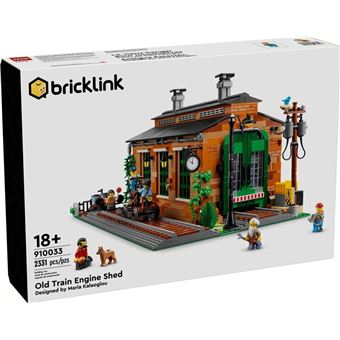 LEGO® Bricklink 910033 Ancien entrepôt à locomotives - Lego - Achat & prix | fnac