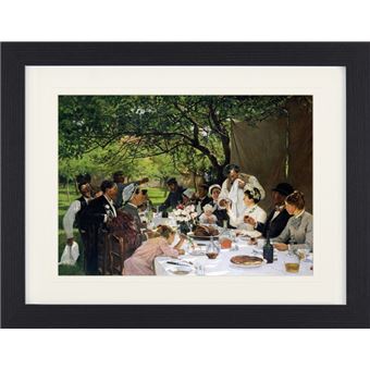 Albert Auguste Fourié Poster De Collection Encadré - Un Repas De Noces ...