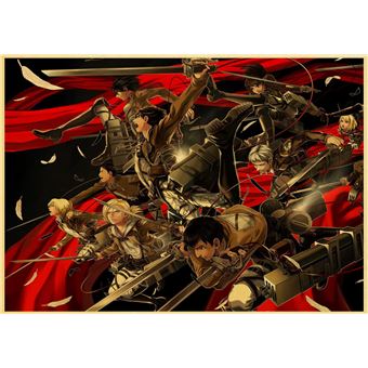 Attack on Titan (Shingeki No Kyojin) SNK Anime Poster - 42 x 30 cm ...