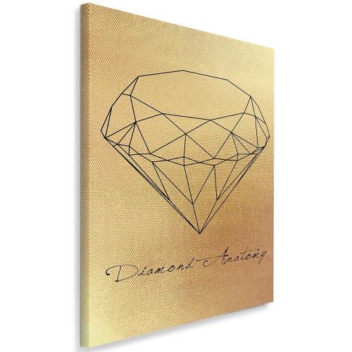 Tableau moderne Image Toile Cadre déco Canevas Diament Dessin 2 40x60 ...