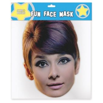 STAR CUTOUTS Masque en carton actrice Audrey Hepburn - Masque de ...