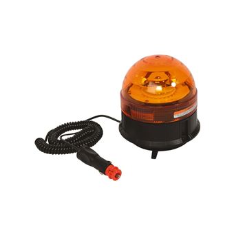 Girophare LED homologué et aimanté avec prise allume-cigares - 12/24V ...