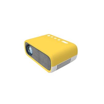 Mini projecteur, projecteur vidéo à led full hd 1080p jaune - Ecran de ...