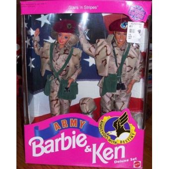 Barbie Star Stripes ARMY Ken Deluxe Set - Poupée - Achat & prix | fnac