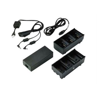 Zebra Dual 3-Slot Battery Charger Connected via Y Cable - Chargeur de ...