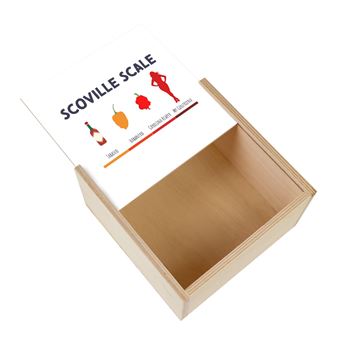 Boite Coffret en Bois - Fabulous - Scoville Scale - Ma Copine (11 x 11 ...