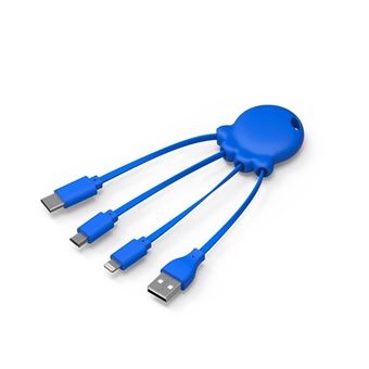Cable Multi-connecteurs XOOPAR Octopus Pop Bleu - Câbles USB - Achat ...