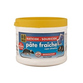 Raticide komax pâte fraiche - 150 gr - xp150 - Soin du jardin - Achat ...