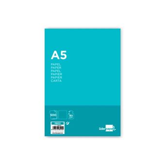 liderpapel - A5 - 80 g/m² - 500 feuille(s) papier uni - Papier d'impression - Achat & prix | fnac