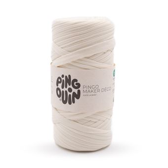 Fil PINGO MAKER DÉCO - 200GR - Pingouin(...) - Ecru - Couture crochet et tricot - Achat & prix ...