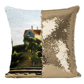 Fabulous Coussin avec Housse Sequin - Paillettes Doré New Haven Edward ...