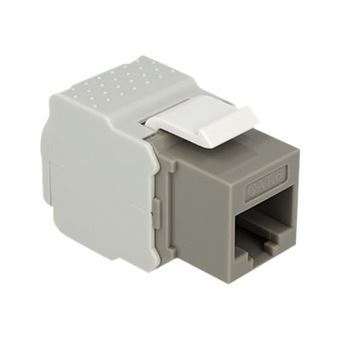 Delock Keystone module - Prise modulaire - RJ-45 - gris - Câbles réseau ...