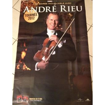 André RIEU - 80x120 cm - AFFICHE / POSTER - Achat & prix | fnac