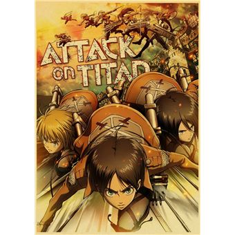 Attack on Titan (Shingeki No Kyojin) SNK Anime Poster - 42 x 30 cm ...