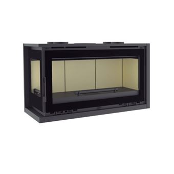 Insert 2 faces vitrées en angle FM IT-182IK 13,5kW - Cheminées poêles ...