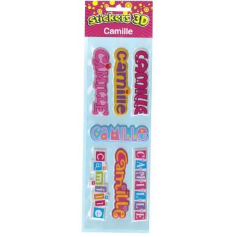 Stickers 3D Camille - Article et décoration de fête - Achat & prix | fnac