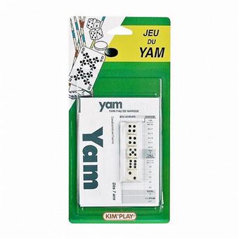 Jeu De Yams 25 Fiches 5 Des Jeu De Societe - Jeu de stratégie - Achat ...